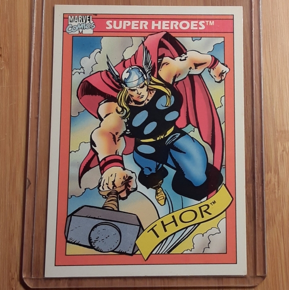 Other | Marvel Comics Super Heroes Thor Collectors Card | Poshmark